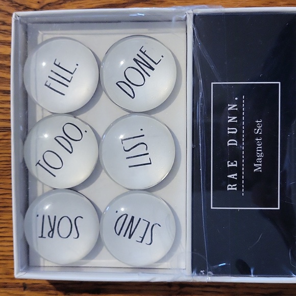 Rae Dunn | Office | New Rae Dunn Dome Magnet Set To Dosortfilelist ...